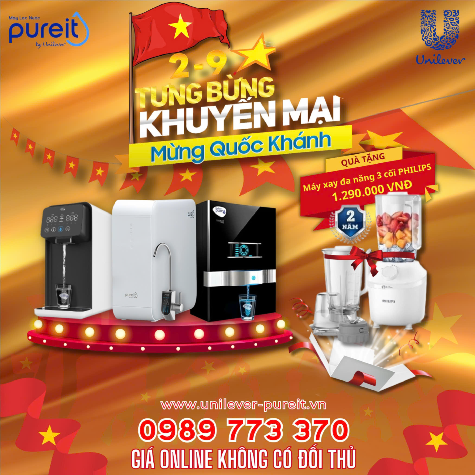 Máy lọc nước Pureit Classic - Unilever Pureit